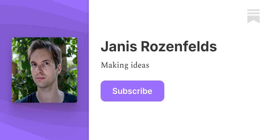 Janis Rozenfelds | Substack