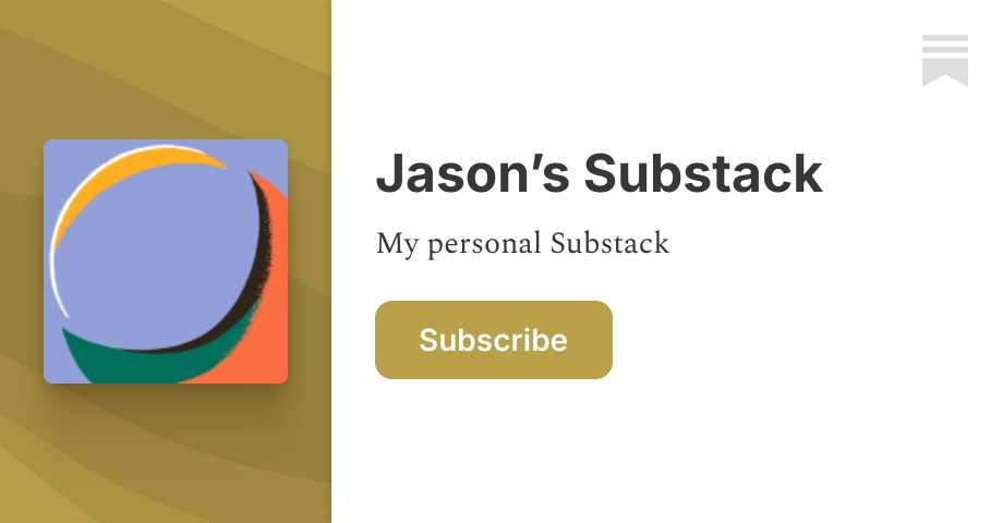 Jason’s Substack | Jason Christoff | Substack
