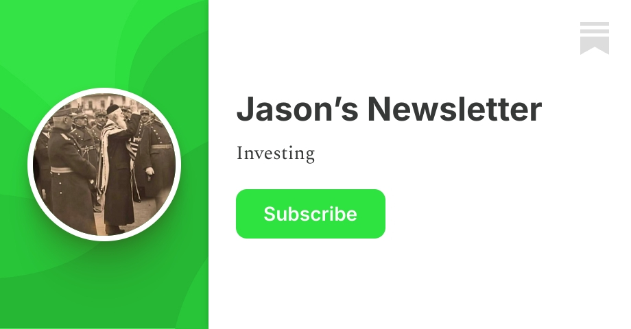 Jason’s Newsletter | Jason Greenwald | Substack