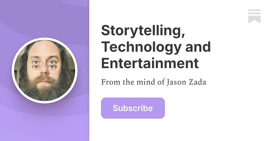 Storytelling, Technology and Entertainment | Jason Zada | Substack