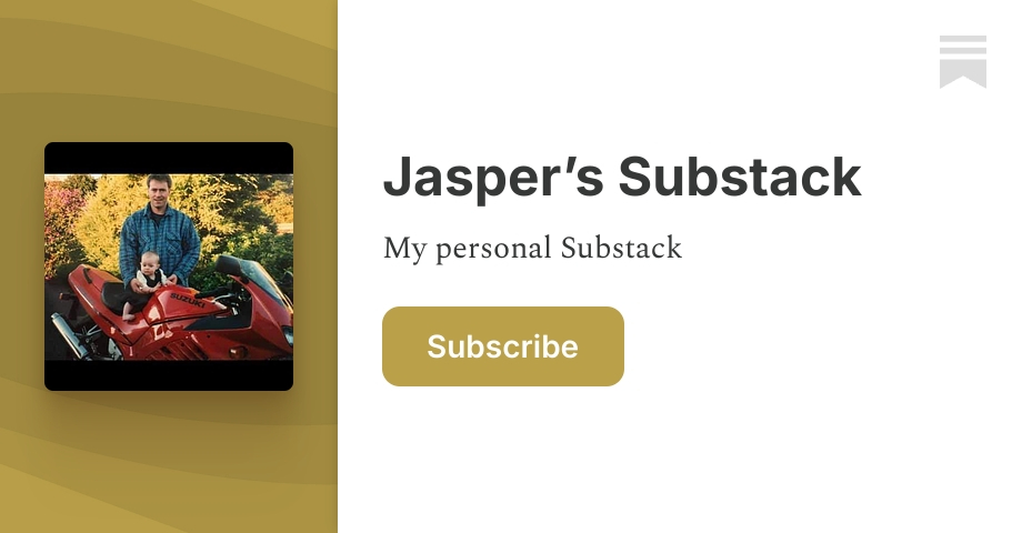 Jasper’s Substack | Substack