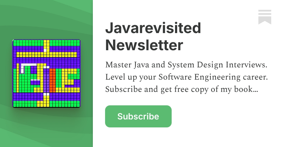 Javarevisited Newsletter | javinpaul | Substack