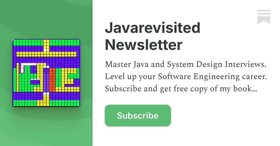 Javarevisited Newsletter | javinpaul | Substack
