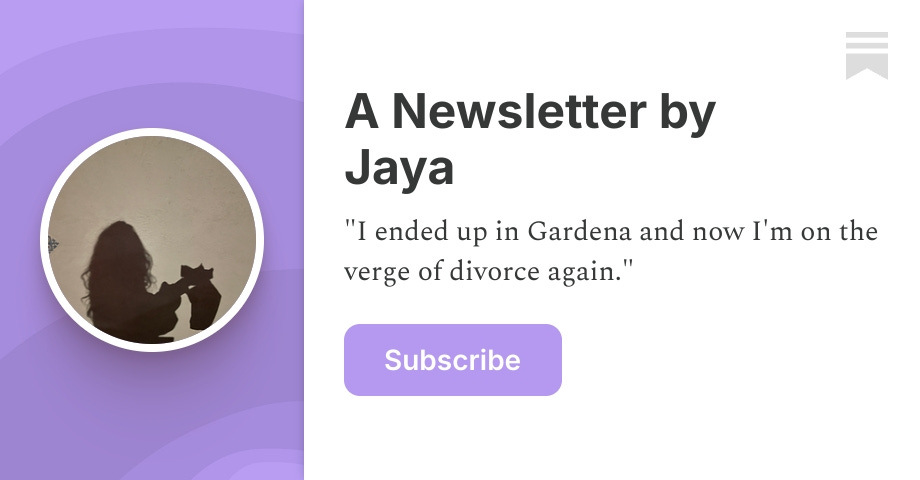 A Newsletter by Jaya Williams | Substack