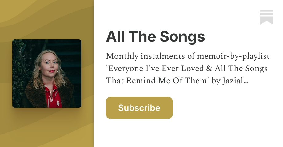 All The Songs | Jazial Crossley | Substack
