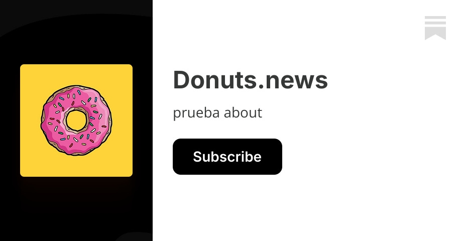 Donuts.news | jc | Substack