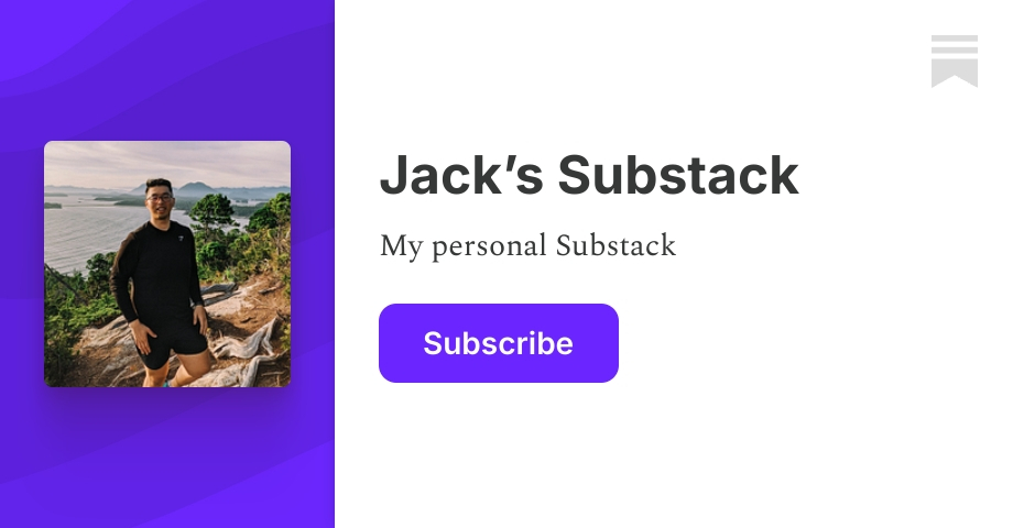 Jack’s Substack | Jack Chen | Substack