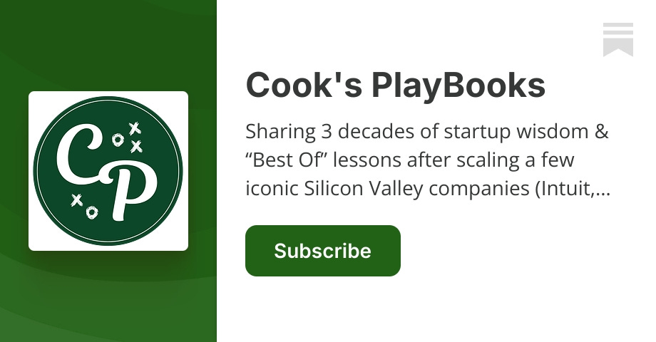 Cook's PlayBooks | Jim Cook | Substack