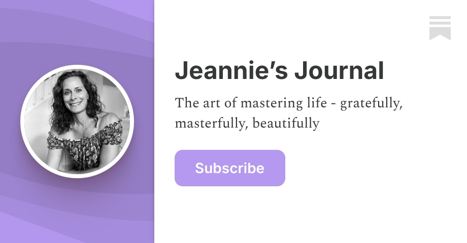 Jeannie’s Journal | Jeannie Chamberlain | Substack