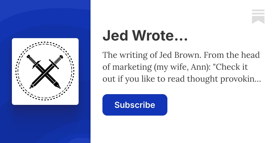 Jed Wrote... | Jed Brown | Substack