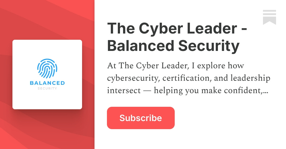 Balanced Security | Jeffery Moore | Substack