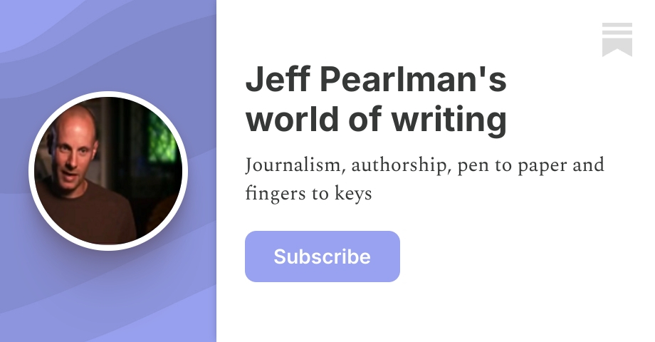 Jeff Pearlman's world of writing | Substack