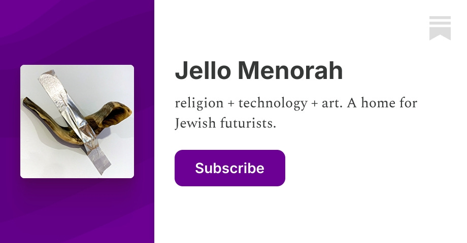 Jello Menorah | David Zvi Kalman | Substack