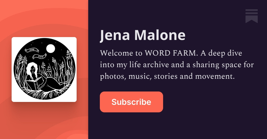 Jena Malone | Substack