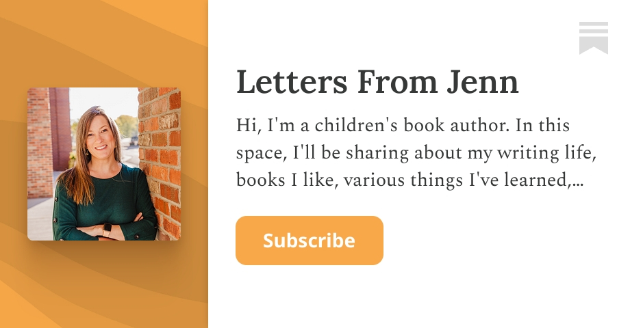 Letters From Jenn | Jennifer Chambliss Bertman | Substack