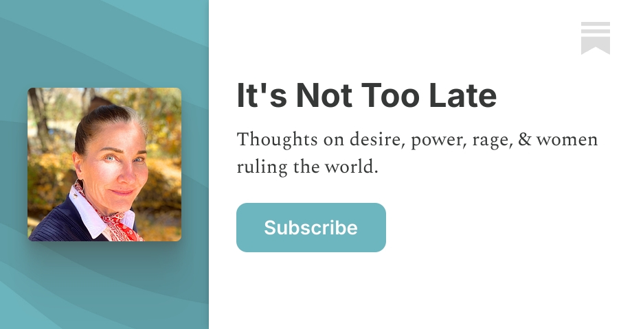 It's Not Too Late | Jennifer Louden | Substack