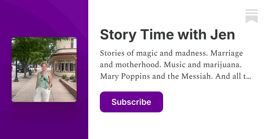 Story Time with Jen | Jennifer Wingate | Substack