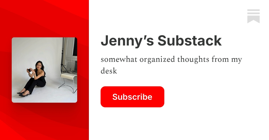 Jenny’s Substack | Substack