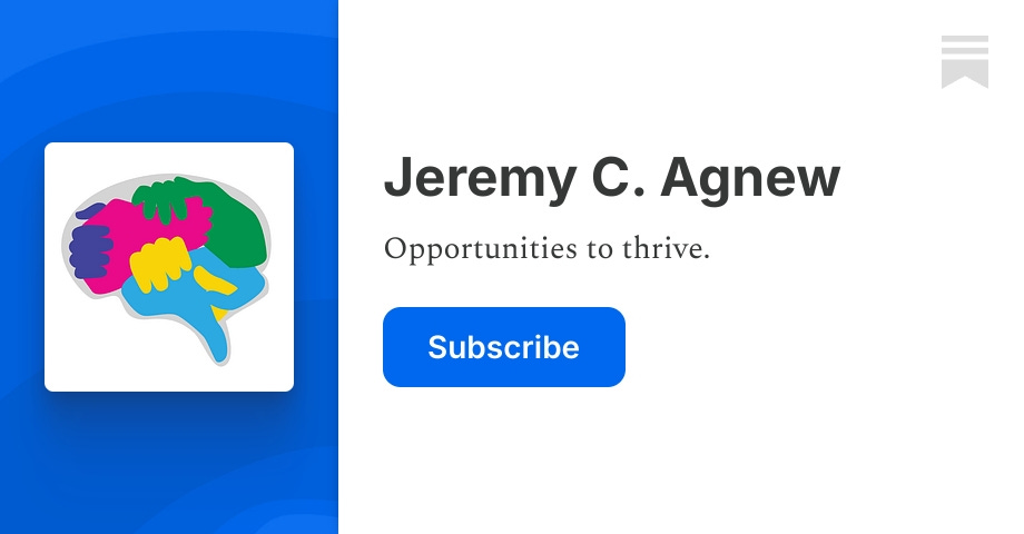 Jeremy C. Agnew | Jeremy Agnew | Substack