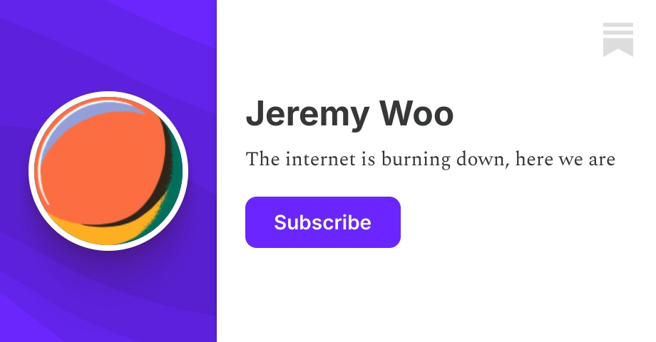 Jeremy Woo | Substack