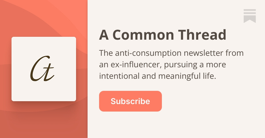 A Common Thread | Jess Kirby | Substack
