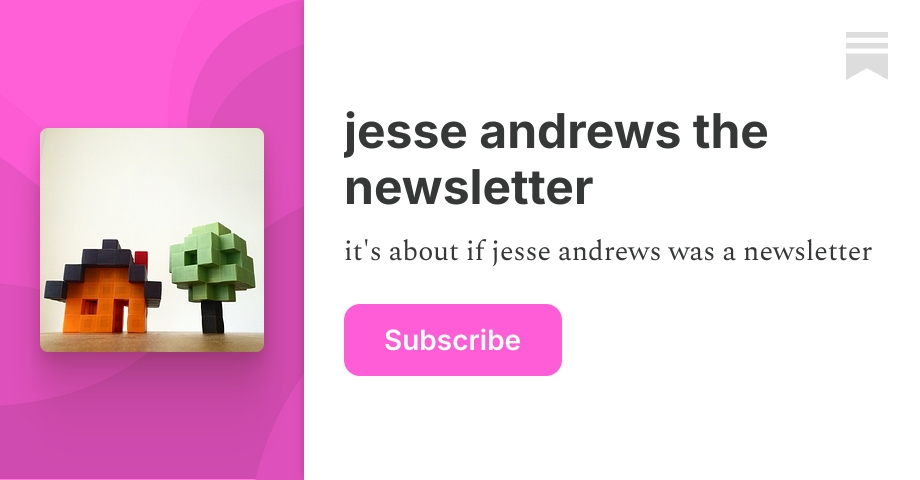 jesse andrews the newsletter | Substack
