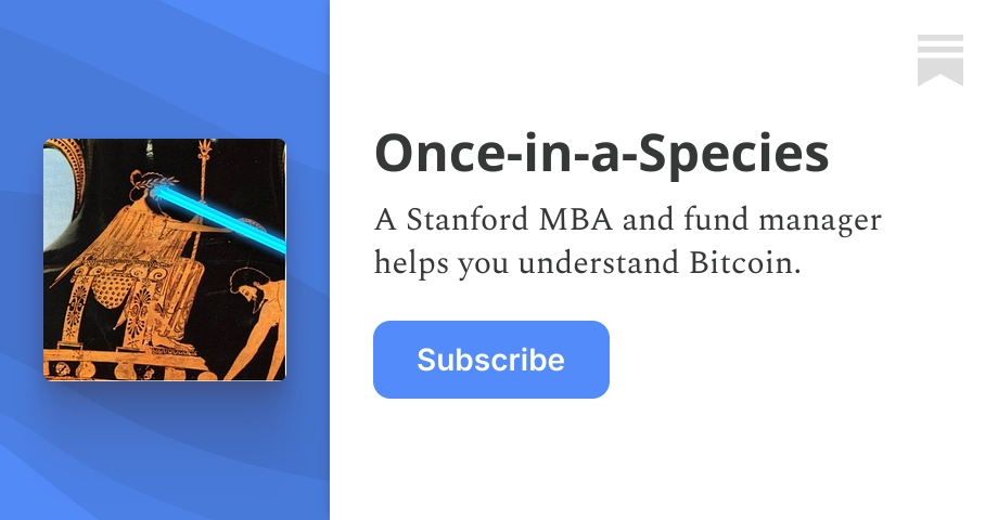 Once-in-a-Species | Jesse Myers | Substack