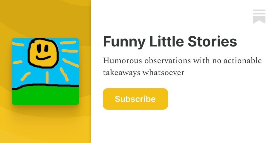 Funny Little Stories | Jessica Carney | Substack
