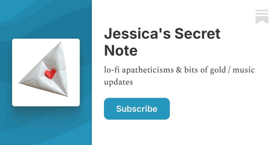 Jessica's Secret Note | Jessica Risker | Substack