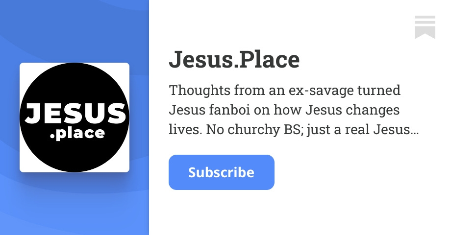 Jesus.Place | Tim Soper | Substack