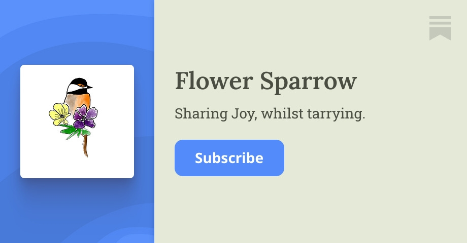 Flower Sparrow | ethan horn | Substack