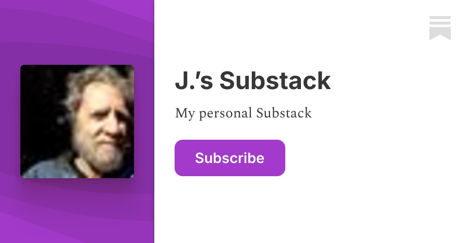 My main substack is A Builder's Tale, my serialized 2nd novel. THIS IS THE WRONG SUBSTACK Click ...