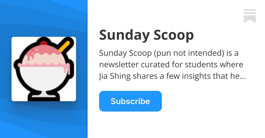 Sunday Scoop | Jia Shing | Substack