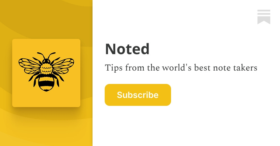 Noted | Jillian Hess | Substack