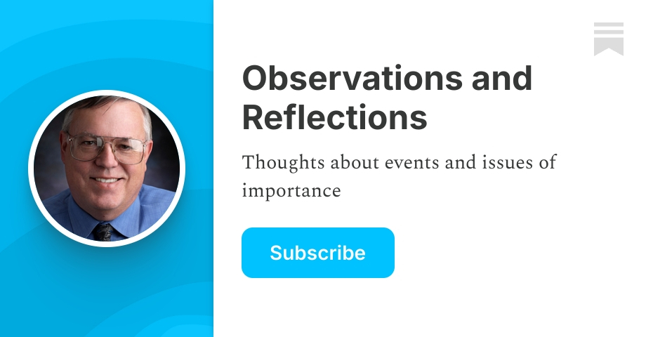 Observations and Reflections | Jim Cook | Substack