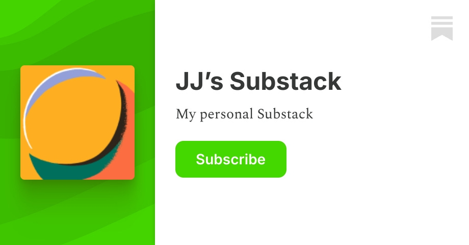 JJ’s Substack | JJ Chamberlain | Substack