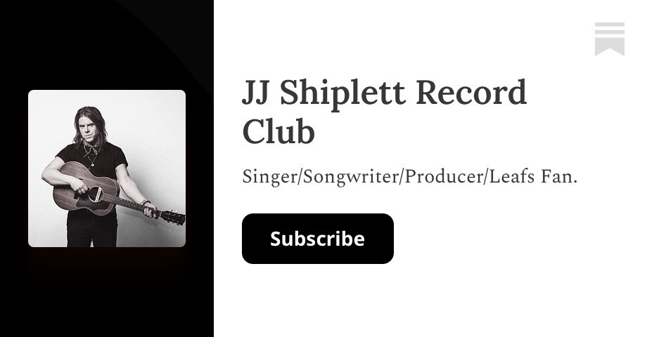 JJ Shiplett Record Club | Substack
