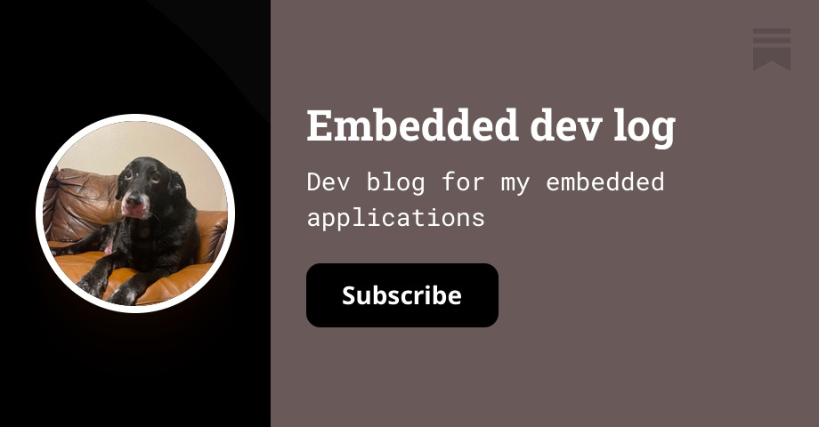 Embedded dev log | Jeremy King | Substack