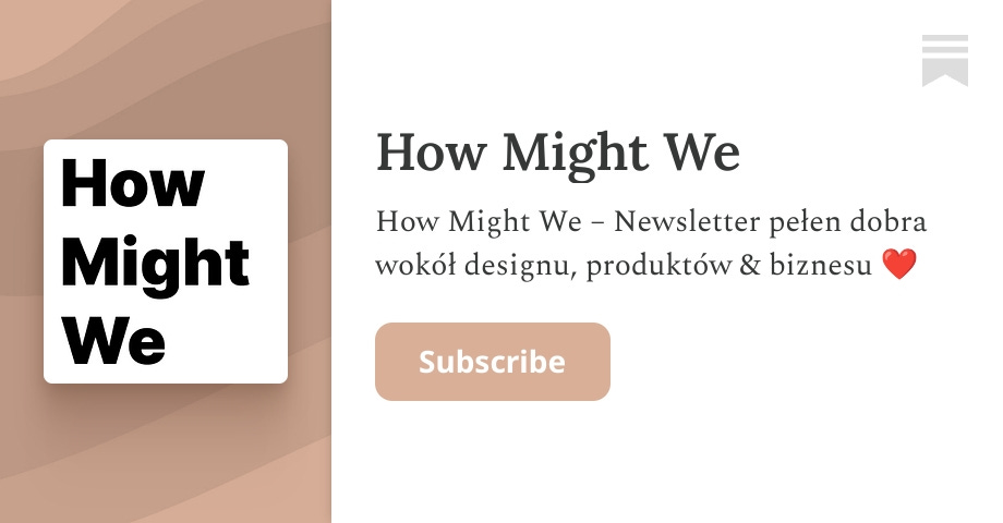 How Might We | Joanna Ostafin | Substack