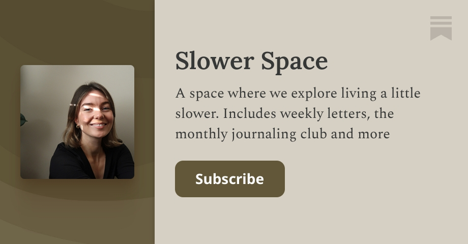 Slower Space | Jodie Melissa Rogers | Substack
