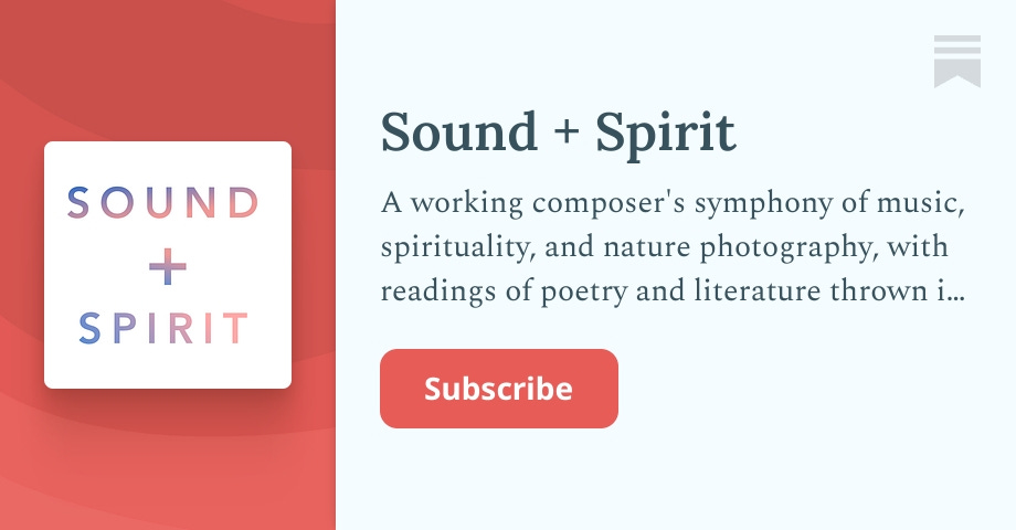 Sound + Spirit | Joel Clarkson | Substack