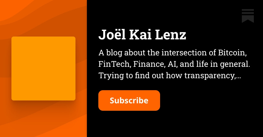 Joël Kai Lenz | Substack