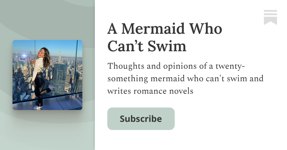 A Mermaid Who Can’t Swim | Joelle Thérèse 🩵 | Substack