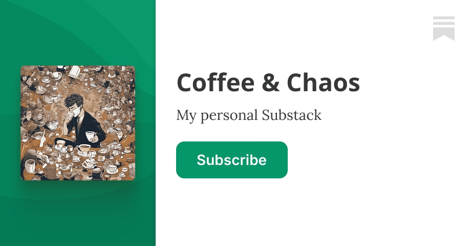 Coffee & Chaos | Joel Saji Chacko | Substack