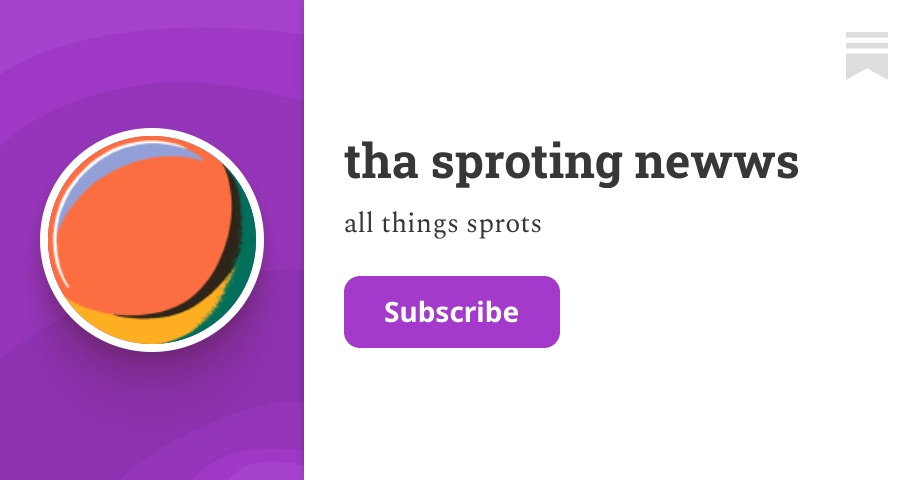 tha sproting newws | joe lunchpail | Substack