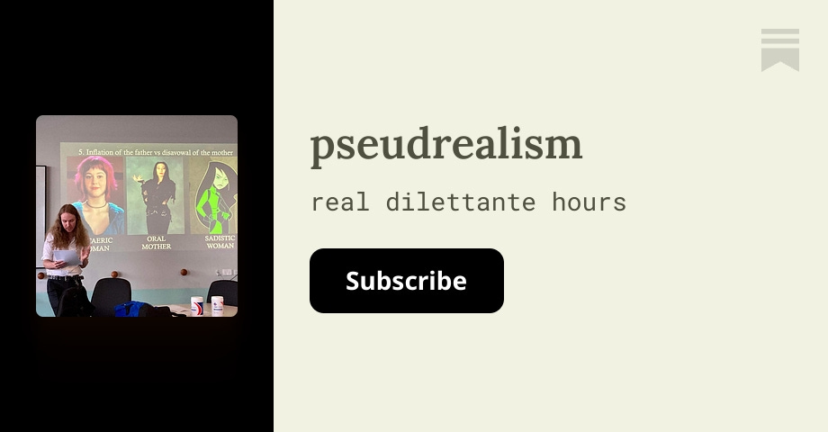 pseudrealism | Joel W Duggan | Substack