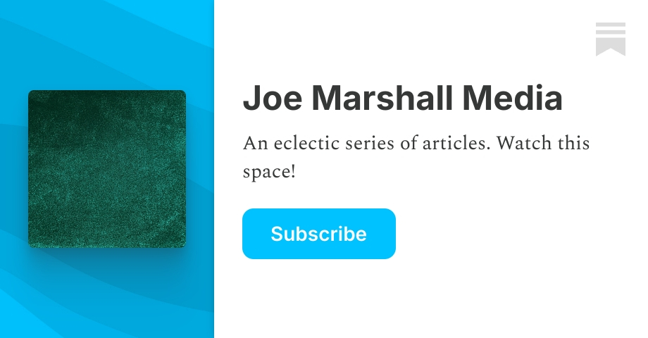 Joe Marshall Media | Joseph Marshall | Substack