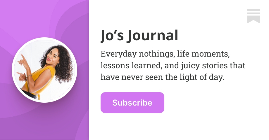 Jo’s Journal | Jo Franco | Substack