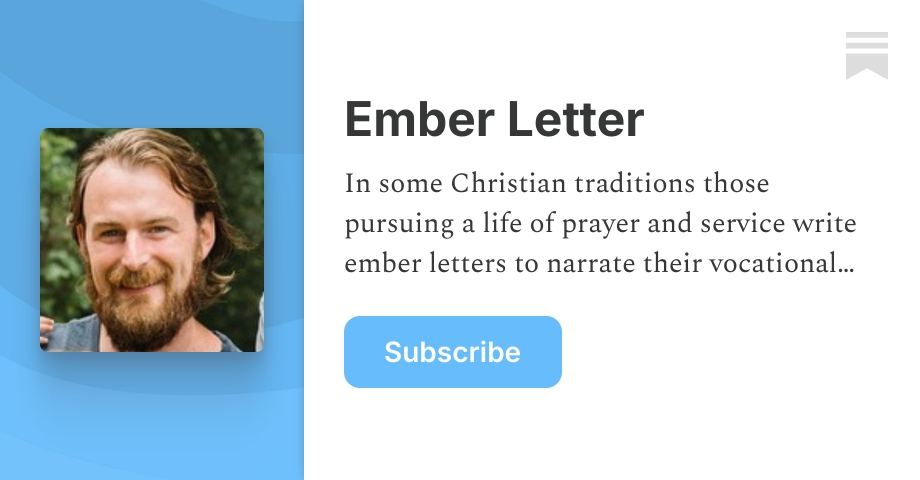 Why Ember Letter? - by Jonathan Allston - Ember Letter