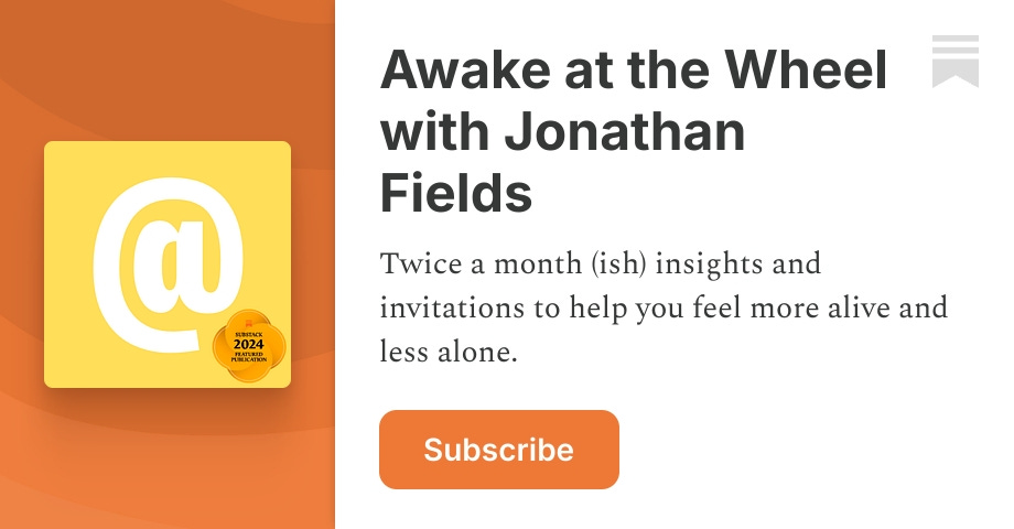 Awake at the Wheel with Jonathan Fields | Substack